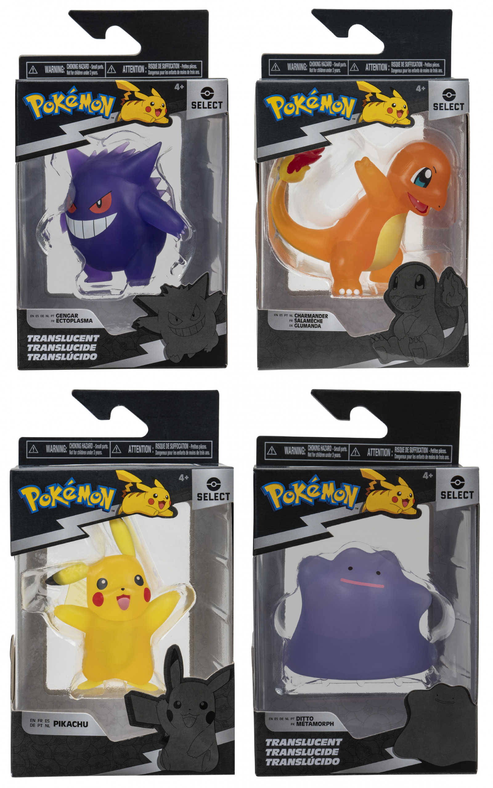 POKEMON Select BATTLE FIGURE Assortment Translucent - Impact Comics