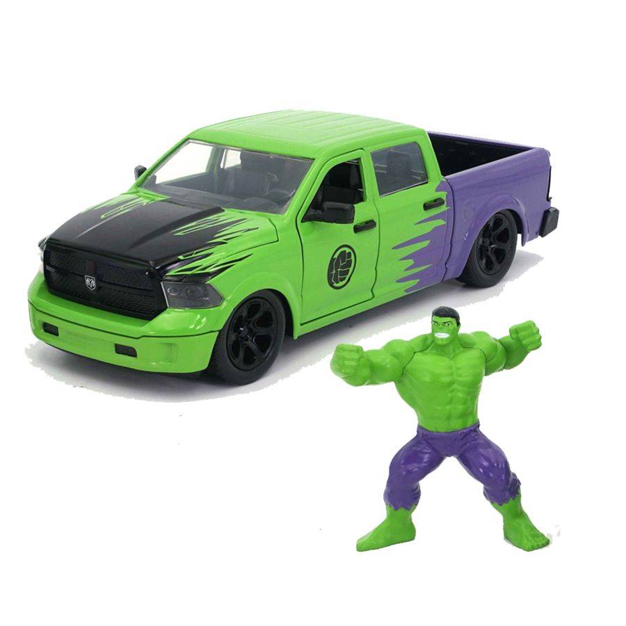 MARVEL Avengers - HULK & 2014 DODGE RAM 1500 1:32 Scale Die-Cast ...